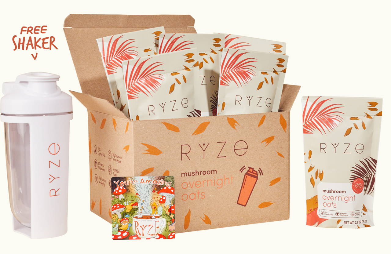 Mushroom Overnight Oats (14 Servings) – RYZE